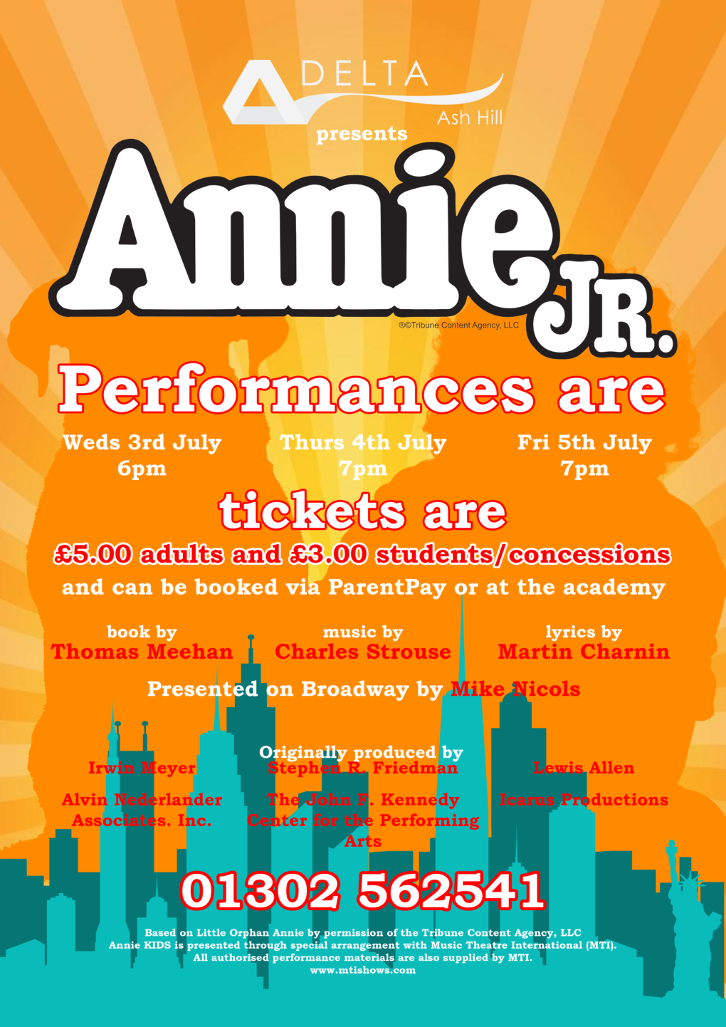 Annie Jr - Ash Hill Academy